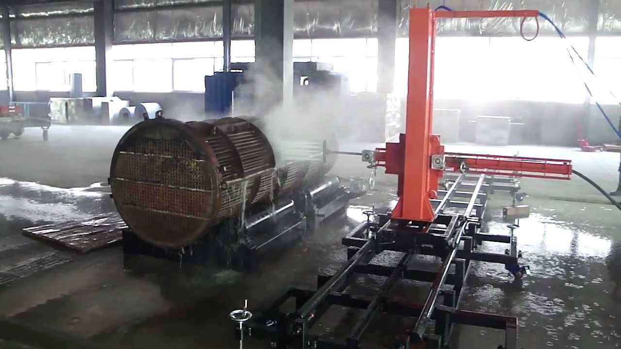 Heat Exchanger Cleaning Waterjet Robot - YouTube