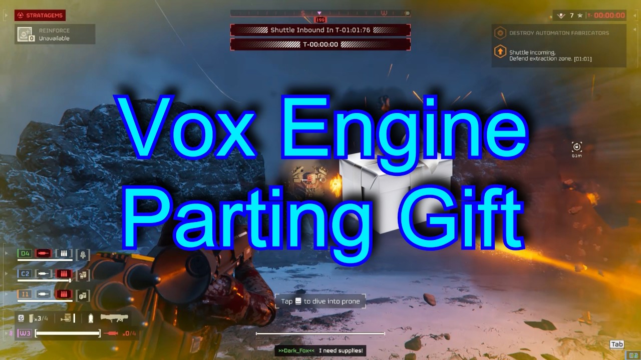 Helldivers 2: Vox Engine Parting Gift - YouTube