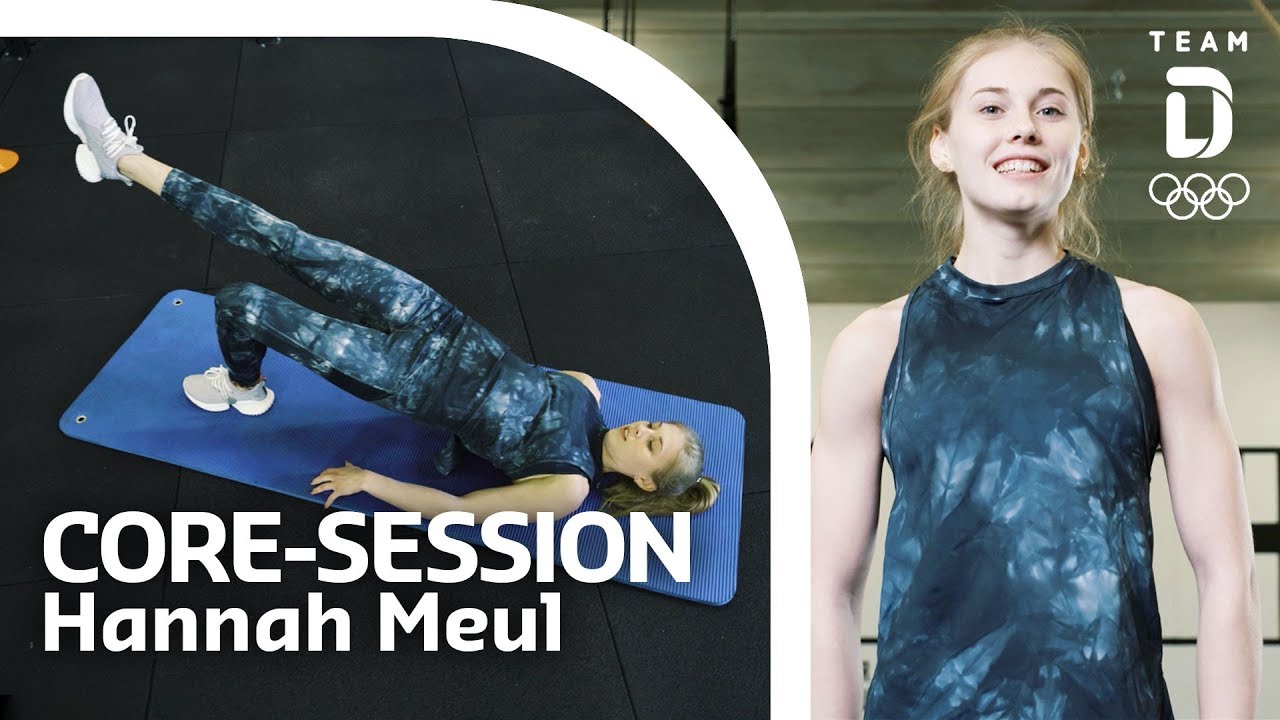 Core-Session mit Hannah Meul | Trainingshelden - YouTube