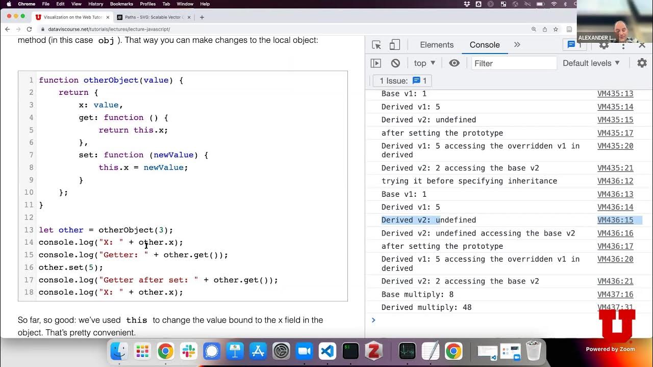 Vis for Data Science, Lecture 4, SVG, Javascript, and D3 - YouTube