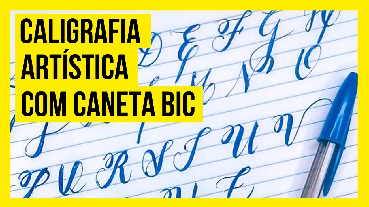 CALIGRAFIA ARTÍSTICA Alfabeto Maiúsculo - PASSO a PASSO - YouTube