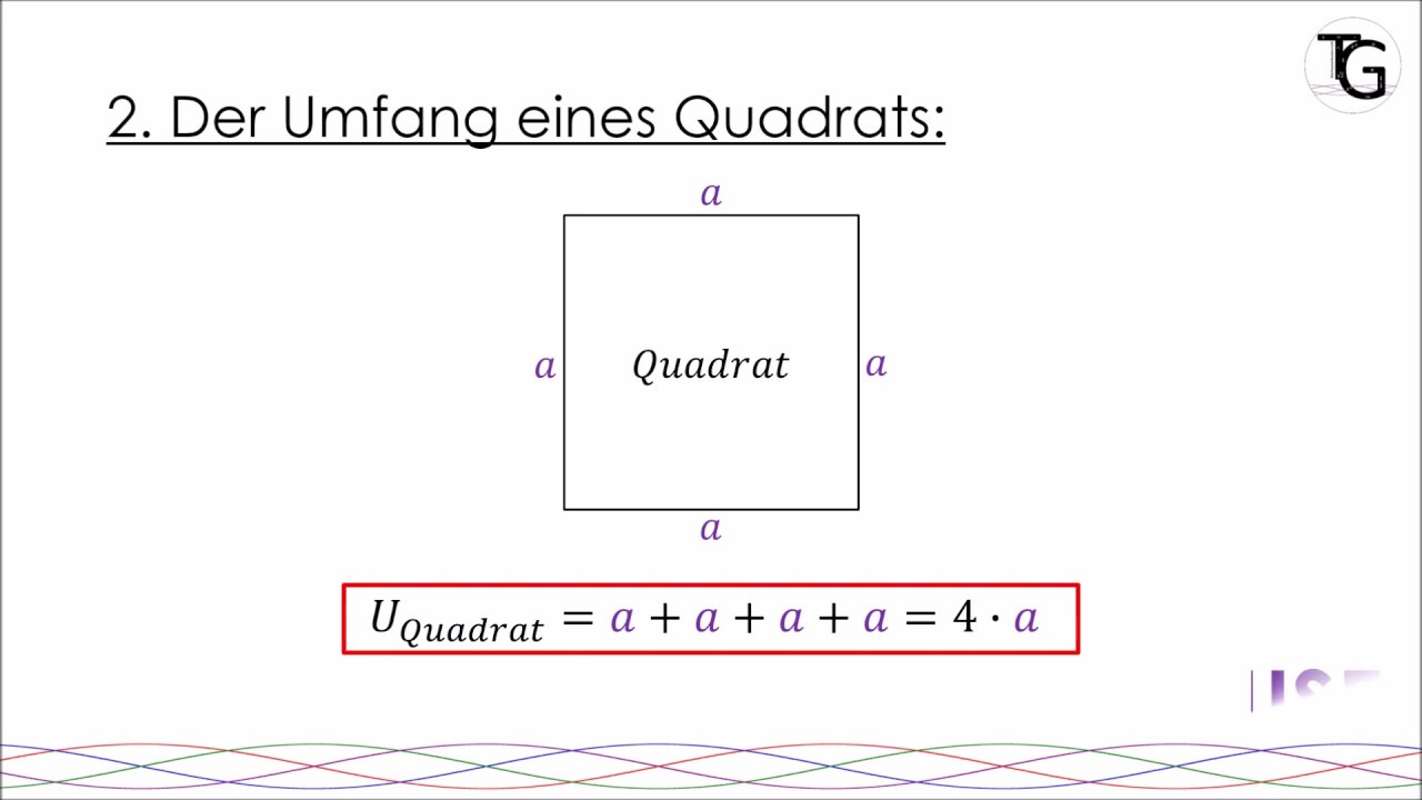 Umfang und Umfangslänge (5. Klasse) - YouTube
