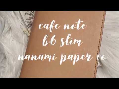 Cafe Note B6 Slim Nanami Paper co - YouTube