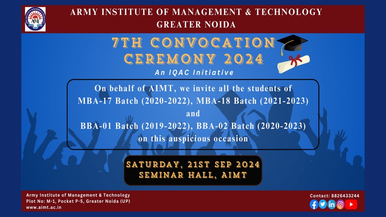 7th Convocation Ceremony-2024 - YouTube