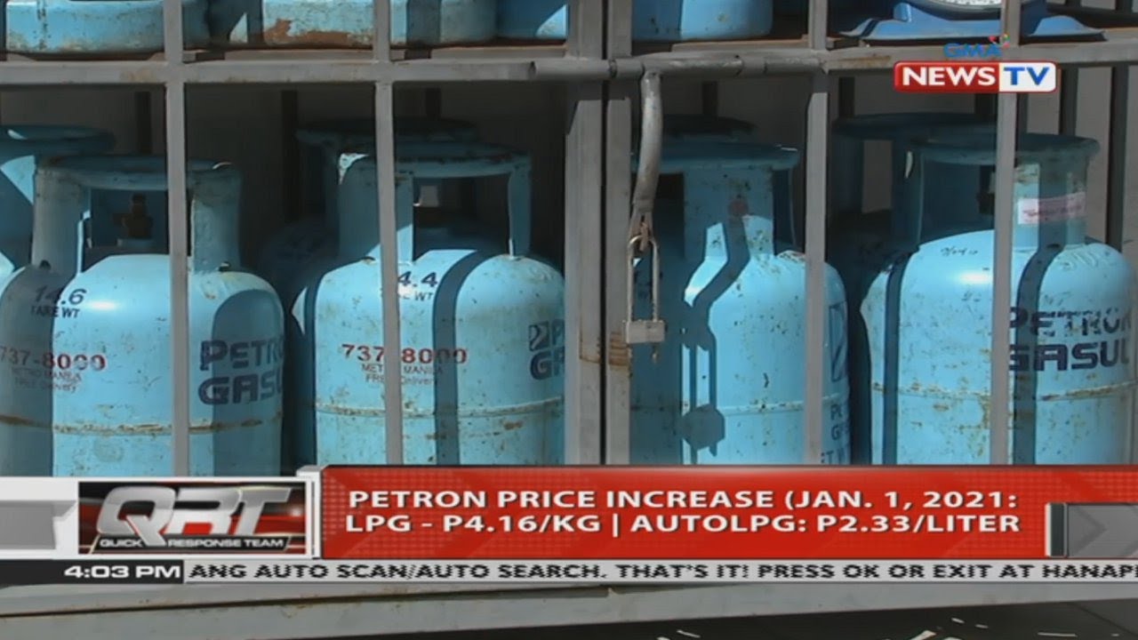 QRT: Petron price increase (Jan. 1, 2021: LPG - P4.16/kg | AutoLPG: P2 ...
