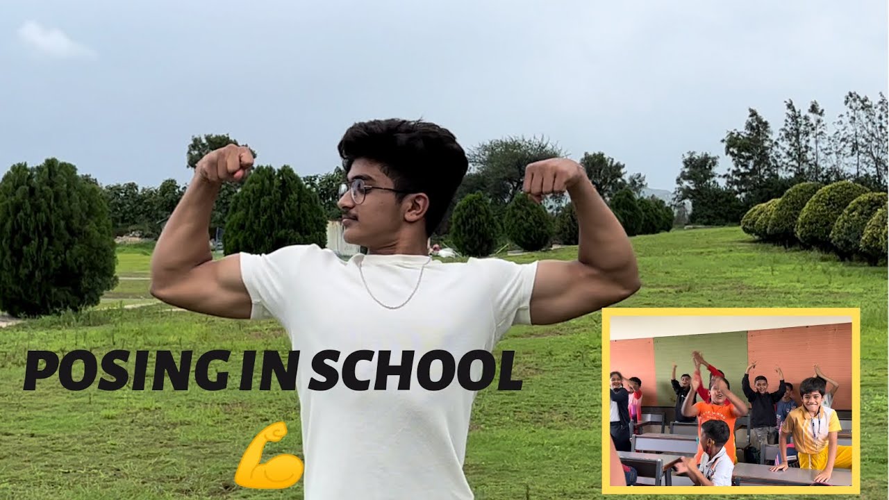 Going to school for one last time🥹 | back and biceps workout | 15 year ...