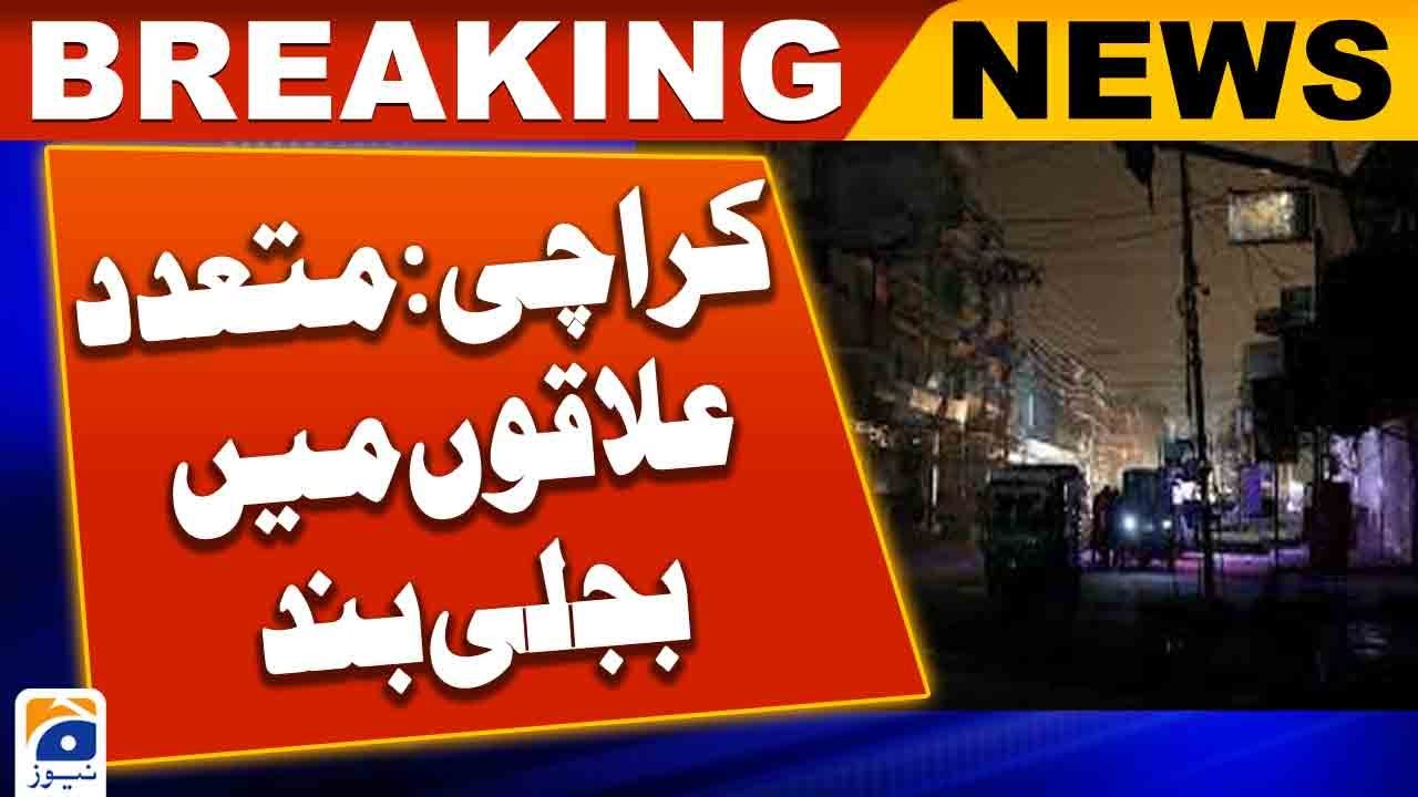 Tripping in K-Electric high tension line, power outage in several areas ...