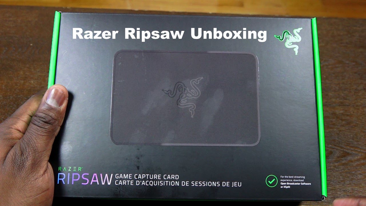 Razer Ripsaw Unboxing & Setup - YouTube