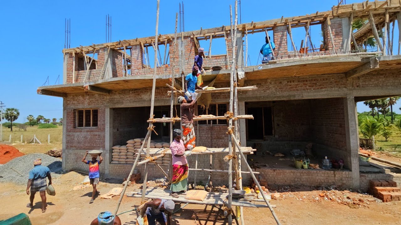Lintel Construction_1St Floor Lintel Slab&Beam Reinforcement Concrete ...