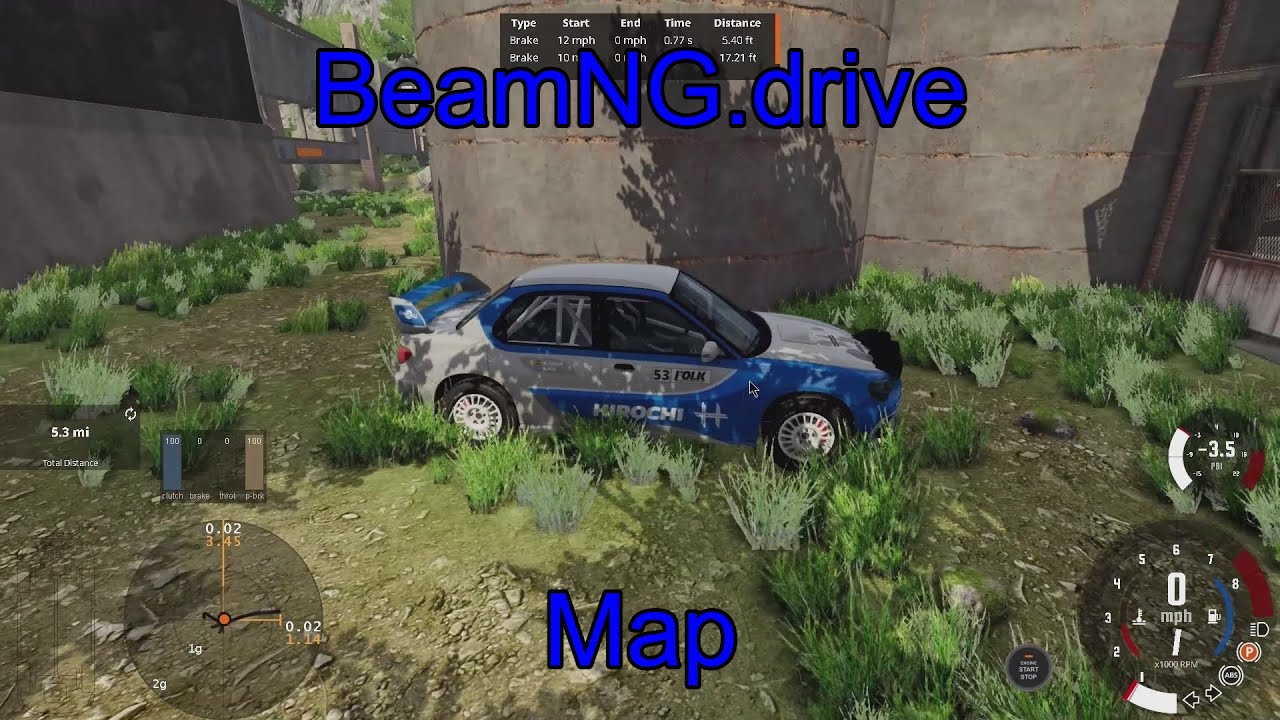 Carkour Destruction|BeamNG.drive|Map|Part 2 - YouTube