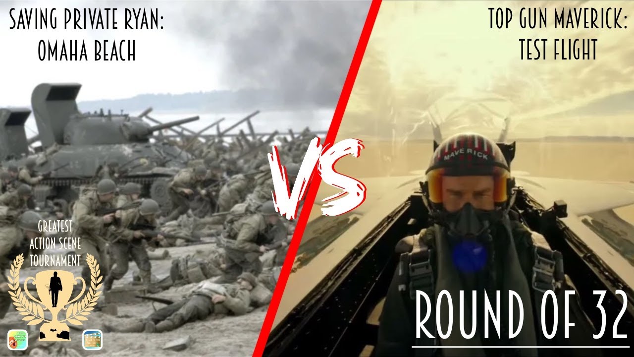 Saving Private Ryan vs Top Gun Maverick! Greatest Movie Action Scene ...