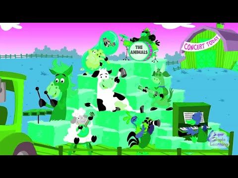 Super Simple Songs The Animas On The Farm Intro Logo Sponsored By Klasky Csupo 2001 Effects