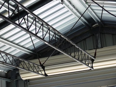 Make a Workshop Truss framed overhead gantry - YouTube
