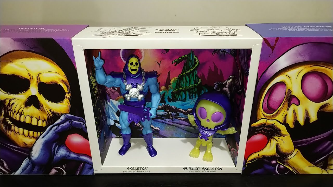 🤘 UNBOXING ☠️ SKELETOR + SKILLED SKELETON MOTU x VeeFriends Mattel MOTU ...
