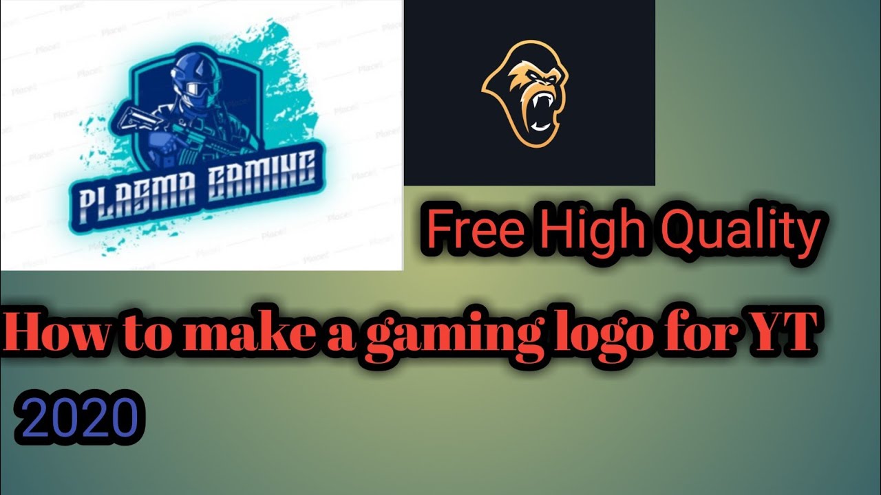How to make a Gaming Logo for Youtube channel - 2020 - YouTube