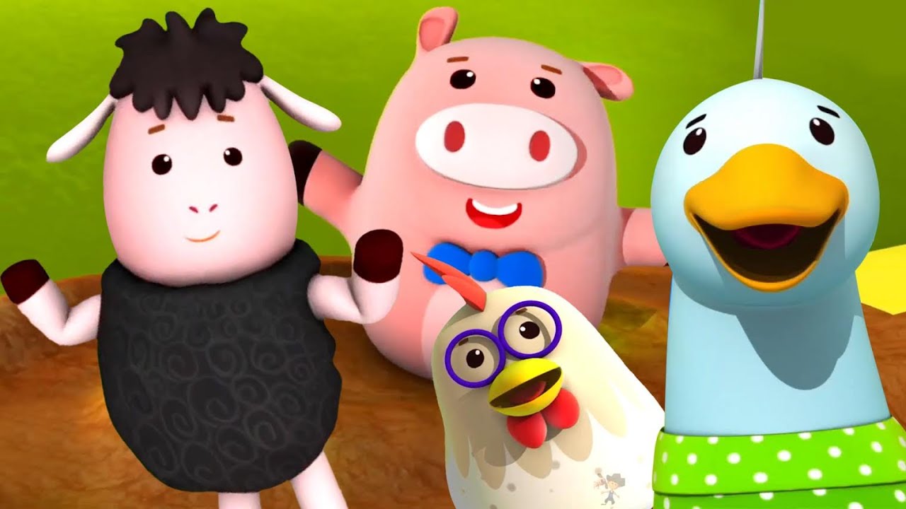 Old Macdonald Had A Farm E-I-E-I-O and Animal Sound Songs for Children ...