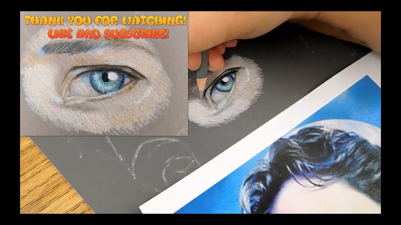 Prismacolor Eye Time-lapse - YouTube