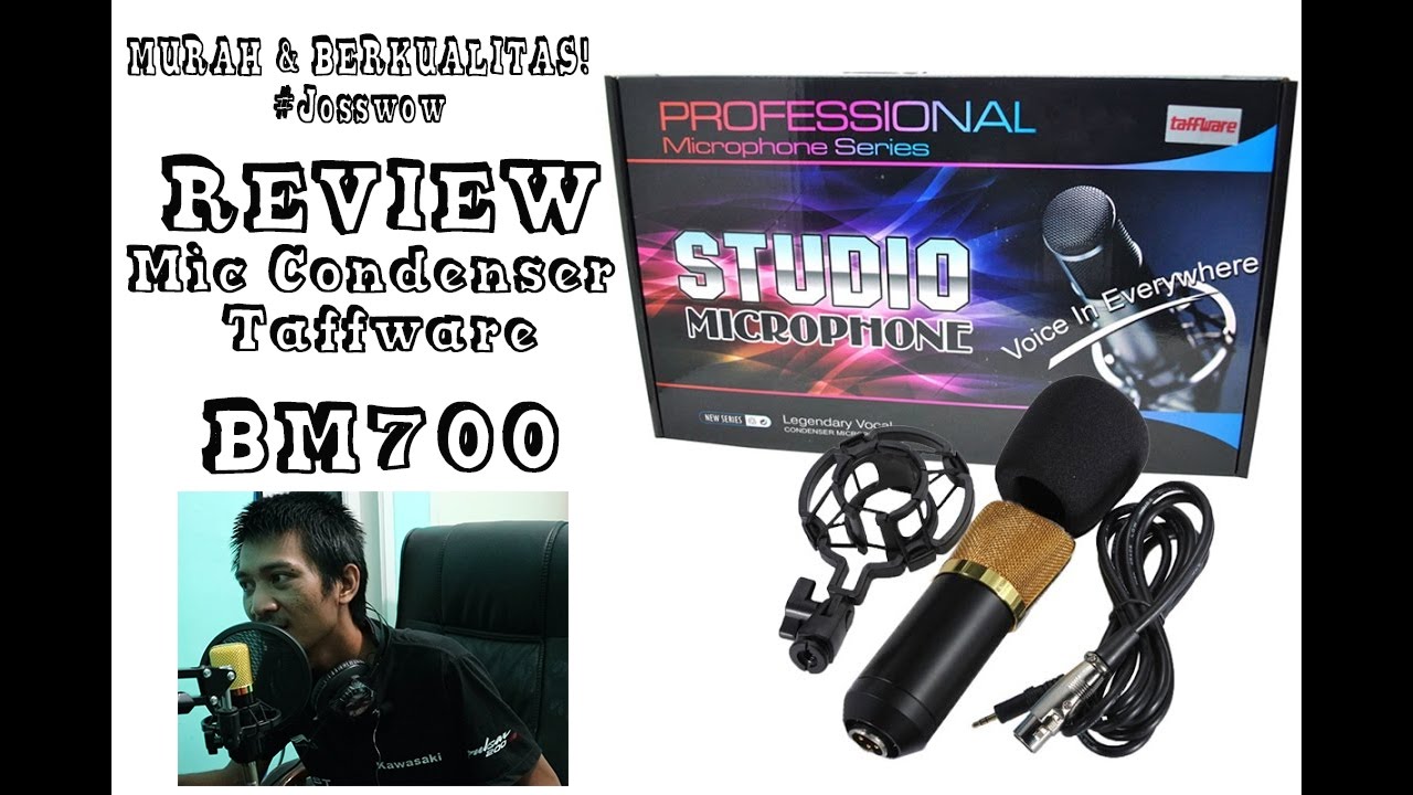 [Taffware BM700] Review Microphone Condenser Murah Kwalitas Mewah - YouTube