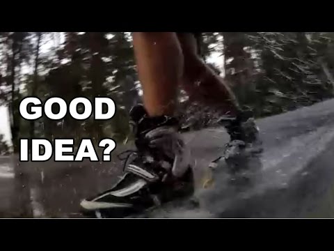 Inline Skating in the RAIN - A Good Idea? - YouTube