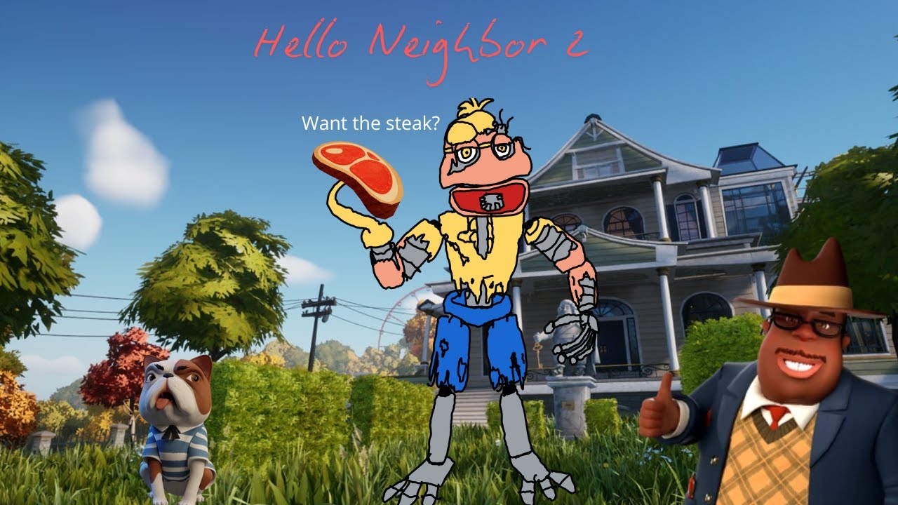 Hello Neighbor 2 we beated the mayor - YouTube
