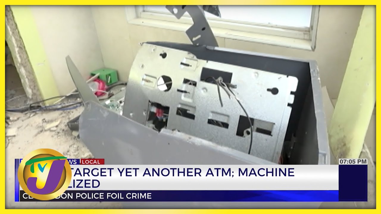 Thugs Target yet another ATM; Machine Vandalized | TVJ New - YouTube