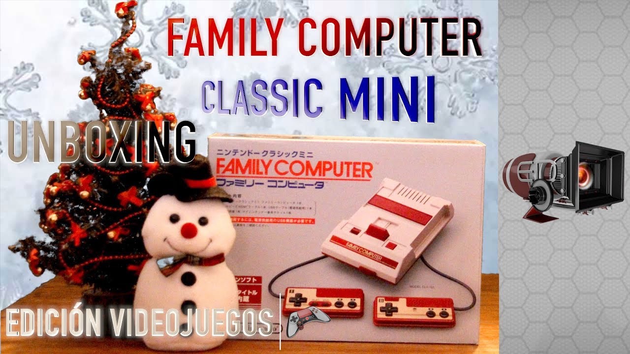 Unboxing Family Computer Classic Mini - YouTube
