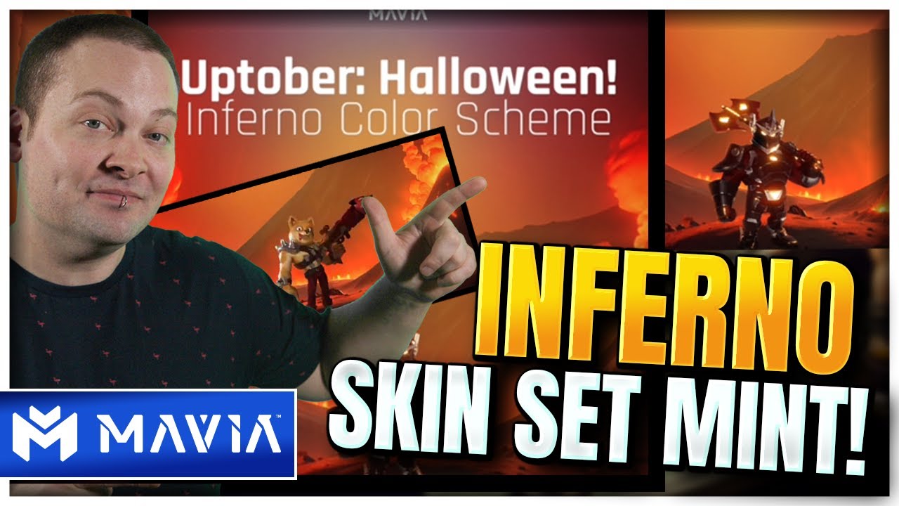 Heroes of Mavia Inferno Skin Set Mint! - YouTube