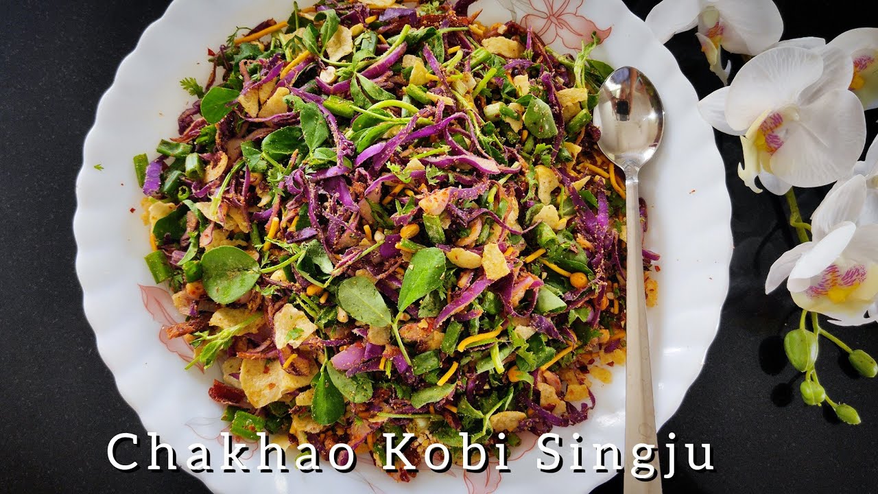 SINGJU Recipe/Purple Cabbage Singju/Chakhao Kobi Singju - YouTube