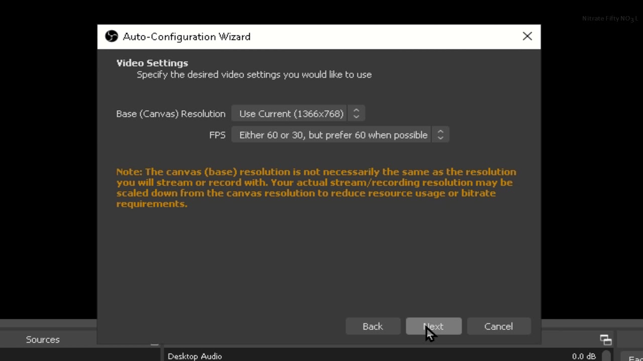 Open Broadcaster Software OBS Studio - Running the Auto-configuration ...