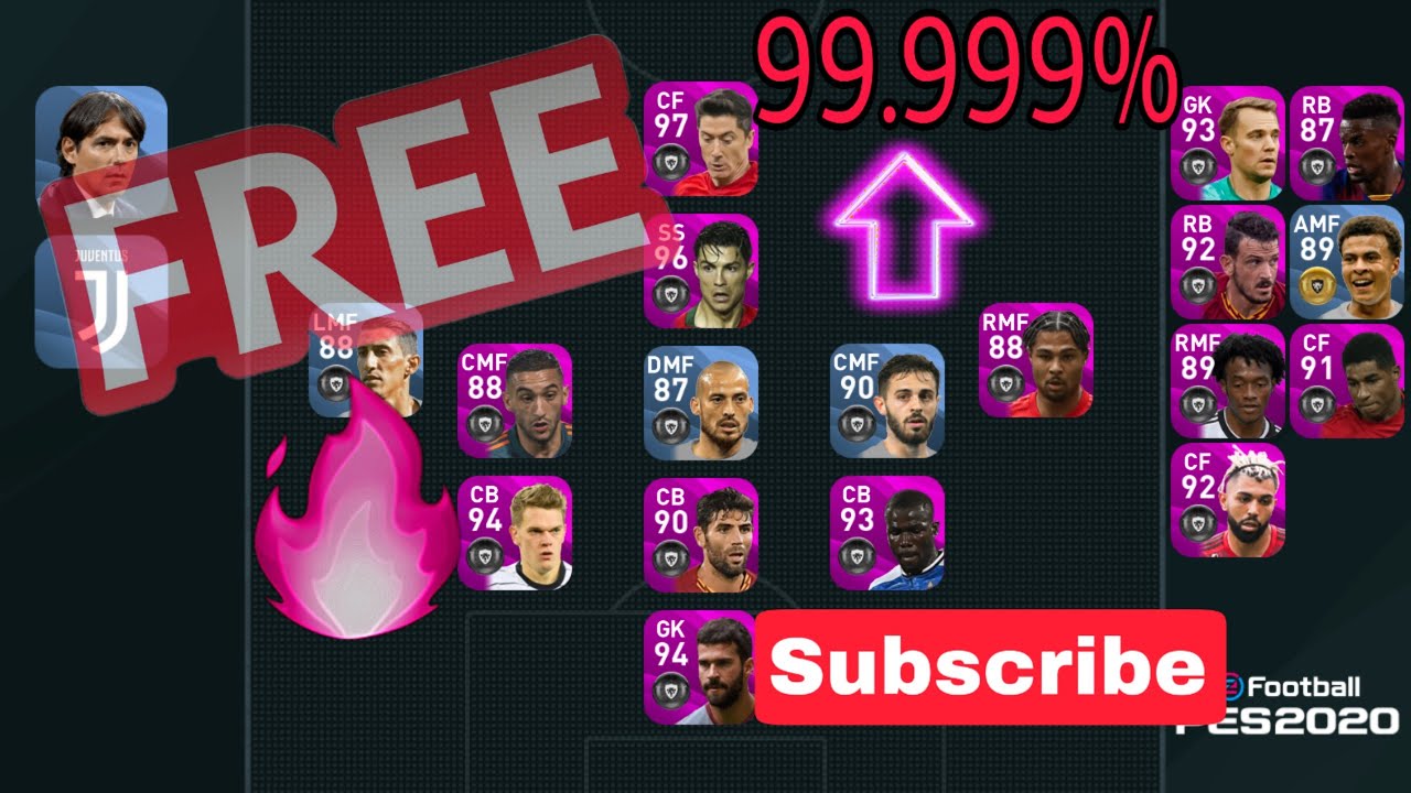 PES 2020 HOW TO INCREASE PERFORMANCE OF PLAYERS FOR FREE - YouTube