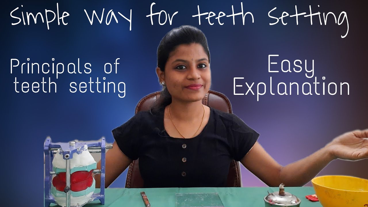 Easy and Simple method of Teeth setting with Principles of teeth ...