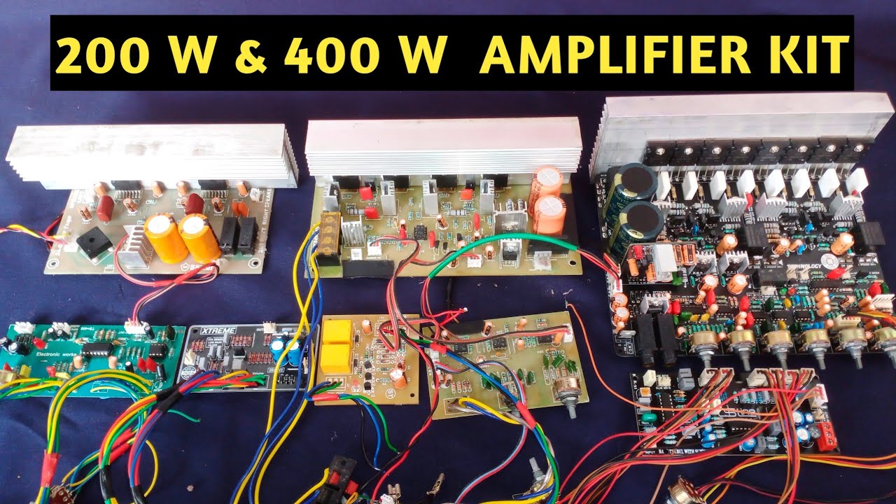 200 Watt & 400 Watt Amplifier Kit | Best Amplifier Kit | 7294 Kit ...