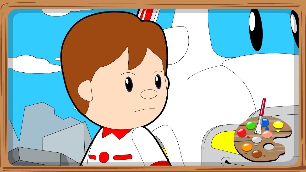 Interactive Coloring EP14"@"Citi Heroes" CARtoons - YouTube