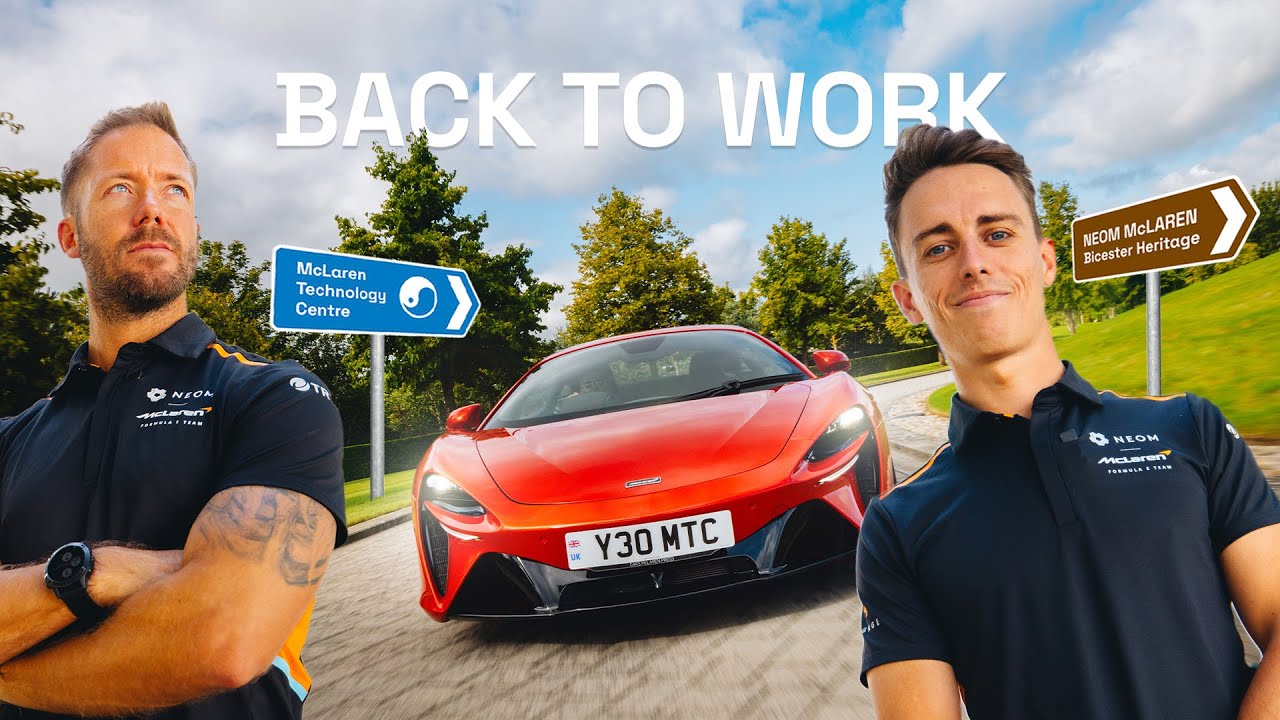 Back to work with our Formula E Drivers Jake Hughes and Sam Bird - YouTube