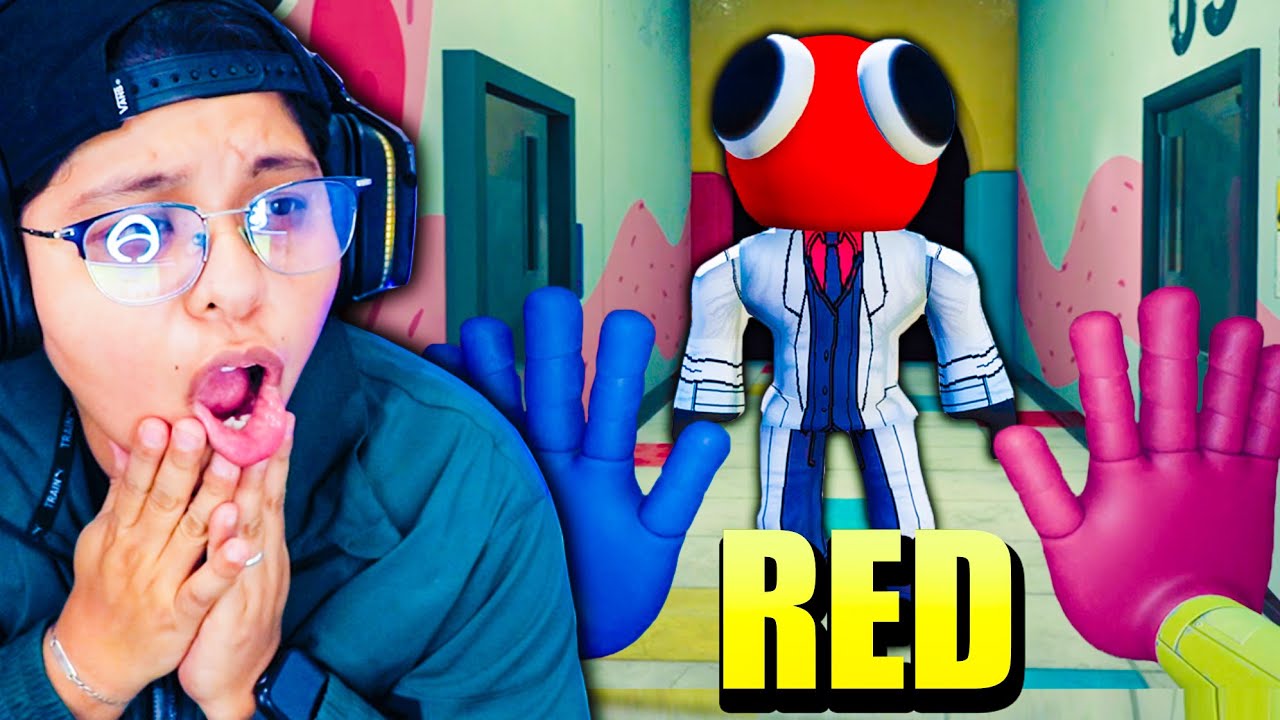 DESBLOQUEAMOS A TODOS LOS RAINBOW FRIENDS: *RED* en POPPY PLAYTIME 😱🔴🔪 ...