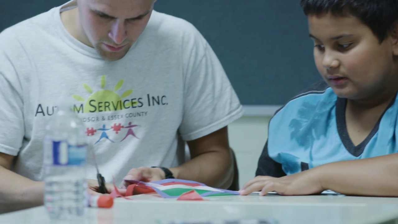 Autism Services Inc. Bruce Awad Summer Program - Classroom - YouTube
