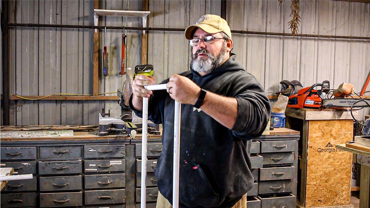 DIY PVC Laundry Rack - YouTube