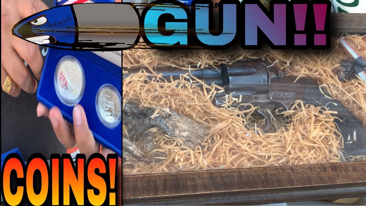 COINS! A GUN! AND 2 LOCKED BOXES! I bought an abandoned storage ...