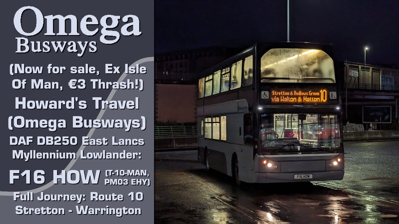 (€3 Thrash!) Omega Busways DAF DB250 East Lancs Myllennium Lowlander ...