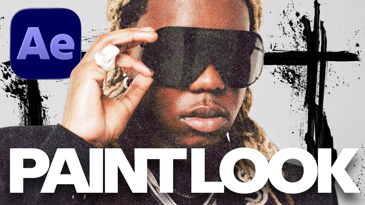 How to make the Paint Stop Motion Look (Free Overlay) | After Effects ...