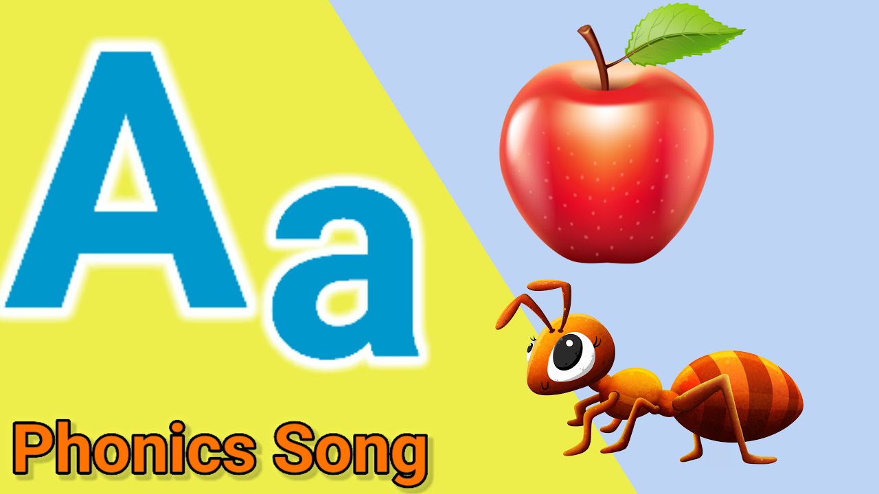 Alphabet phonics Song with Two Words for Each Letter - ABC phonics song ...