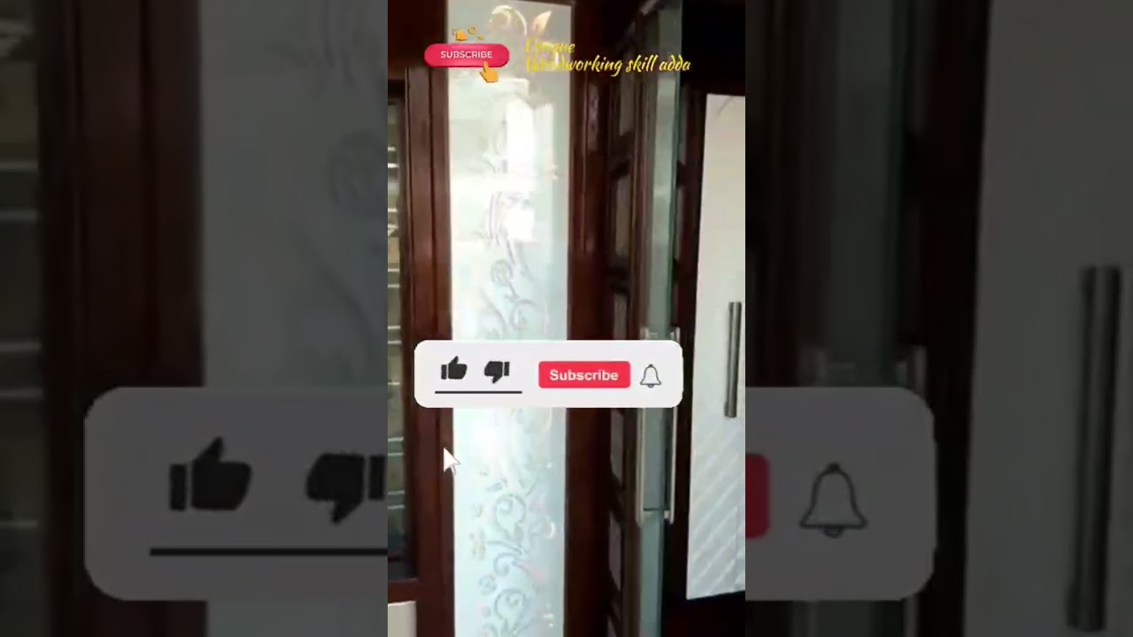 Latest Main door frame design 🤯 ~woodworking art skill #shorts # ...