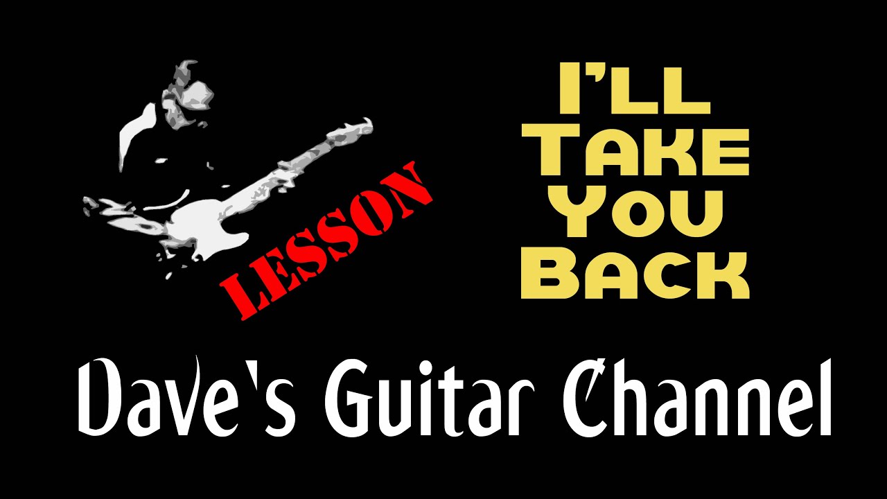 LESSON - I'll Take You Back by Brad Paisley - YouTube