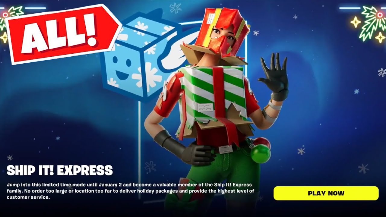 All Ship It! Express Snapshot Quests | Fortnite Winterfest 2023 - YouTube