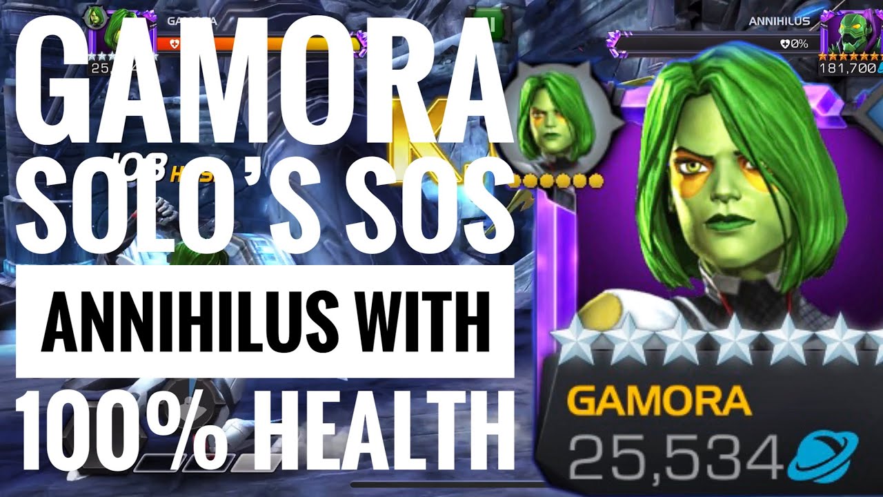 Gamora Solo’s Spring of Sorrow Annihilus [SoS4] with 100% health. MCOC ...