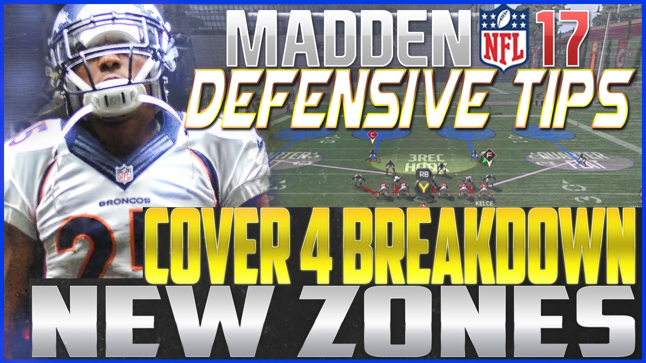 Madden NFL 17 Defensive Tips: Cover 4 | NEW ZONES BREAKDOWN! - YouTube