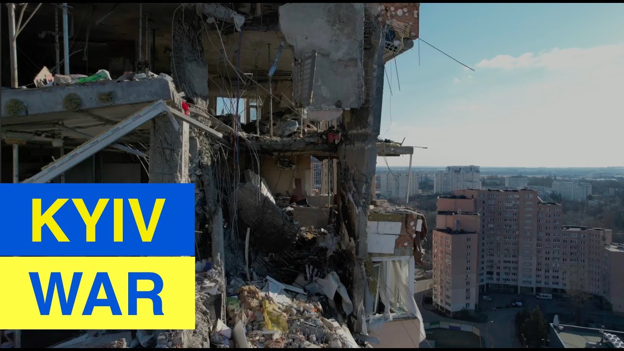 War Kyiv ruins from the drone. part 1 - YouTube