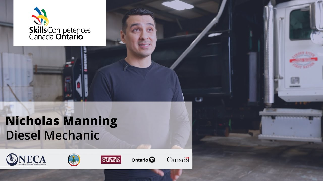 Indigenous Role Model Campaign: Nicholas Manning, Diesel Mechanic - YouTube