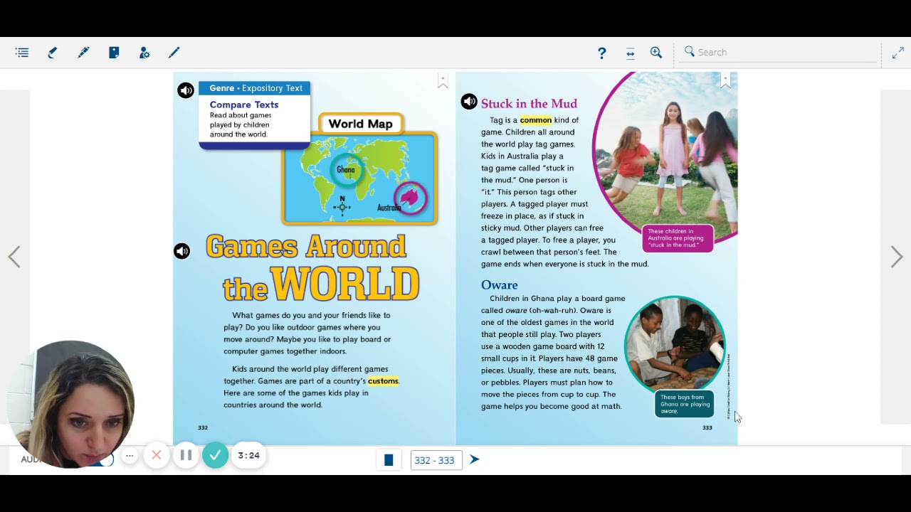 Wonders: Games Around the World, Literature Anthology Grade 2, Read ...