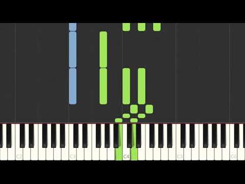 Handel: Dead March from Saul - arranged for Organ (piano roll graphics ...